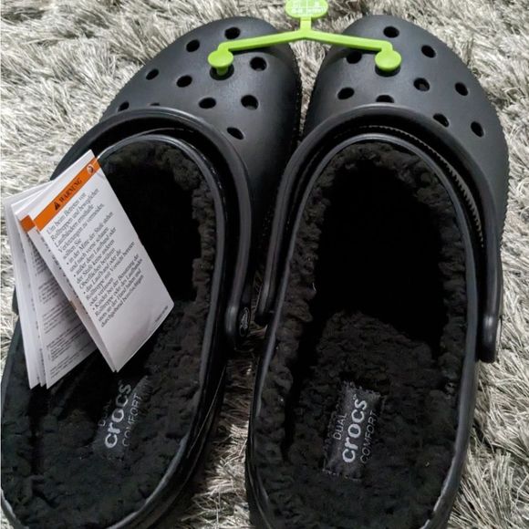 CROCS | Shoes | Crocswith Fur For Men Size 1 For Men | Poshmark